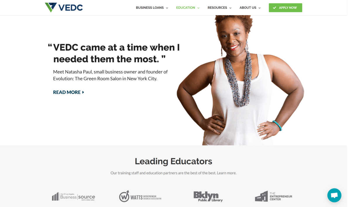 VEDC.org Website Redesign » Chimento Agency